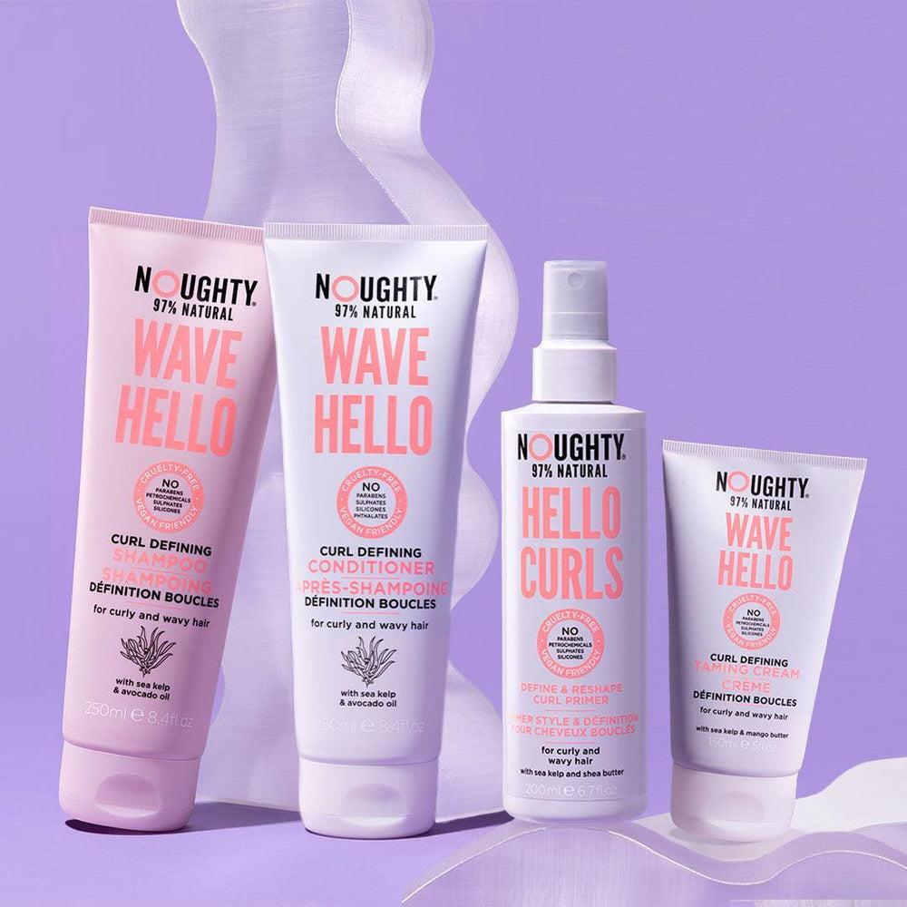 Wave Hello - Curly or Wavy - 97% Natural Shampoo + Conditioner ...